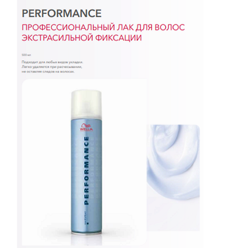 WELLA PROFESSIONALS Лак для волос сильной фиксации Performance купить ...