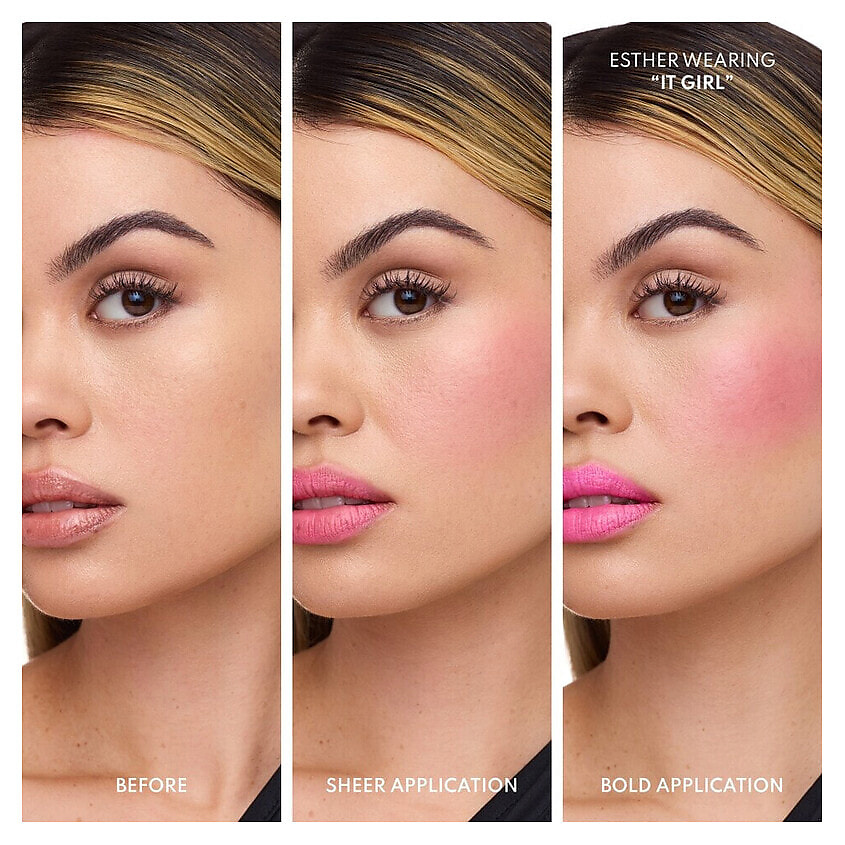 DANESSA MYRICKS Пудра-бальзам для щёк и губ Yummy Skin Blurring Balm ...