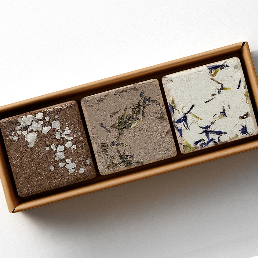 SOLACE Набор бомбочек для ванны Solace (3 шт) с солью, шиммером и ...