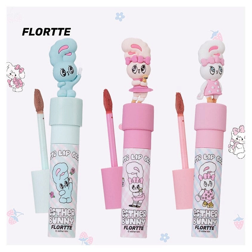 FLORTTE Кремовая помада FLORTTE × Esther Bunny Creamy Lip Cream купить ...