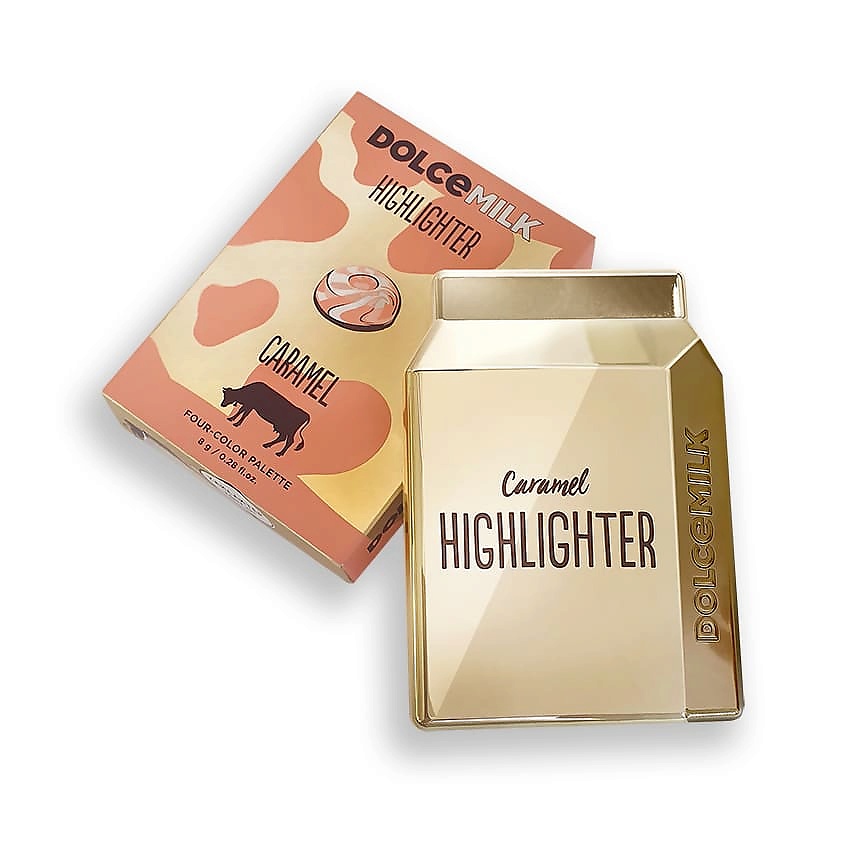 DOLCE MILK Хайлайтер мультиколор Four-Color Palette Highlighter купить ...