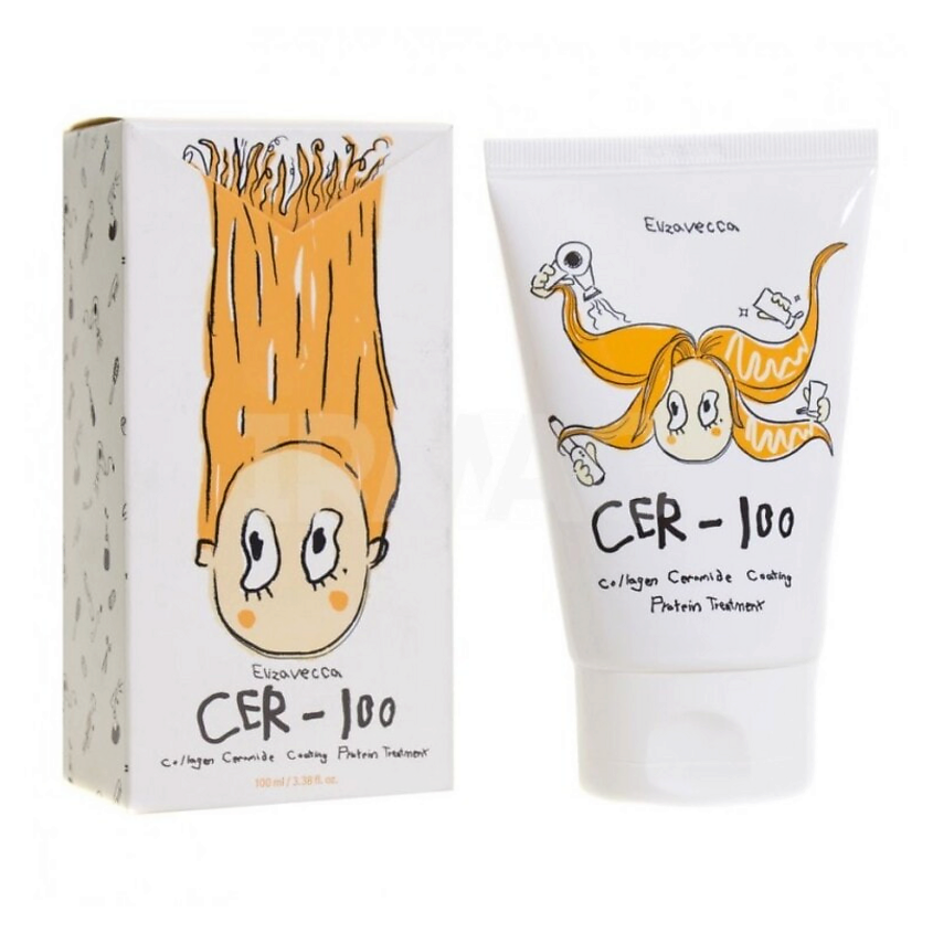 ELIZAVECCA Маска для волос CER-100 Milky Piggy Collagen Ceramide ...