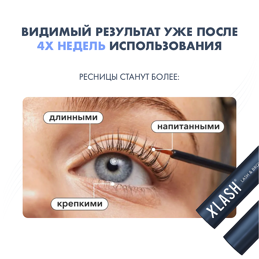 XLASH cosmetics Lash & Brow serum Сыворотка для роста ресниц и бровей ...