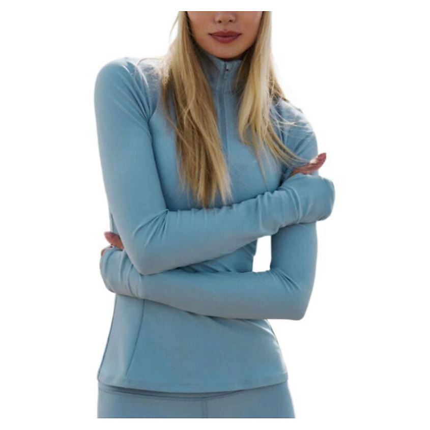 ALO YOGA Лонгслив Alosoft 1/2 Zip Rapid Pullover купить по низким ценам ...