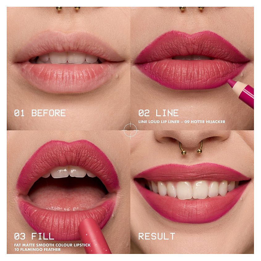 NYX PROFESSIONAL MAKEUP Помада для губ Fat Matte Smooth Color купить по ...