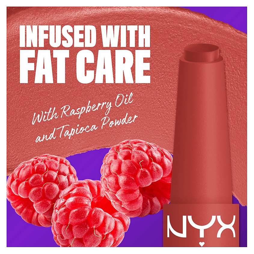 NYX PROFESSIONAL MAKEUP Помада для губ Fat Matte Smooth Color купить по ...
