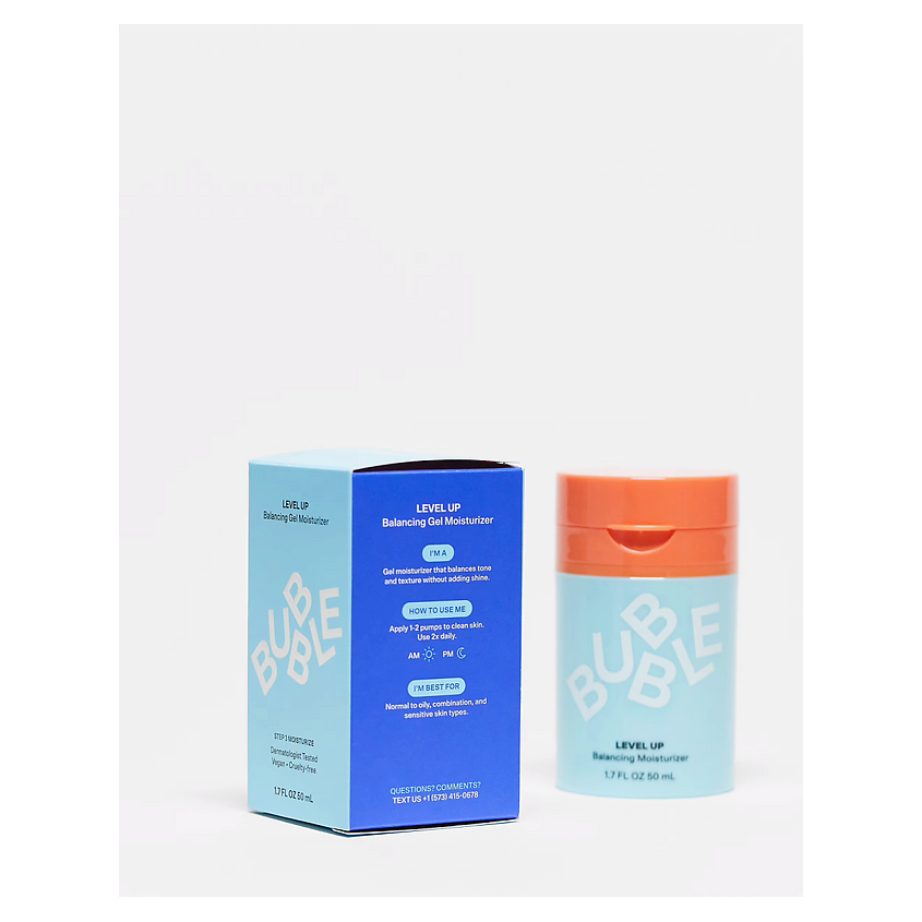 BUBBLE SKINCARE Балансирующий гель-крем для лица Level Up купить по ...