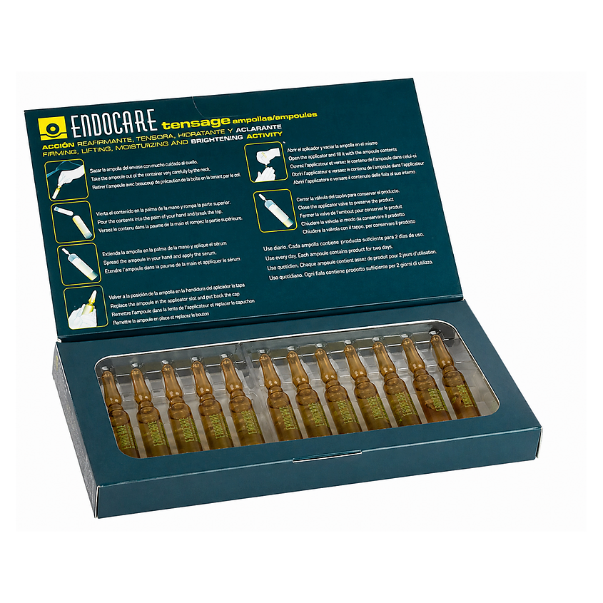 CANTABRIA LABS Сыворотка для лица Endocare Tensage Ampoules купить по ...