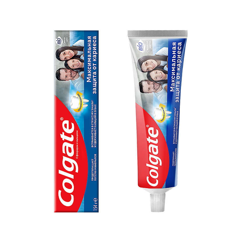 COLGATE Паста зубная МАКСИМАЛЬНАЯ ЗАЩИТА ОТ КАРИЕСА Свежая мята купить ...