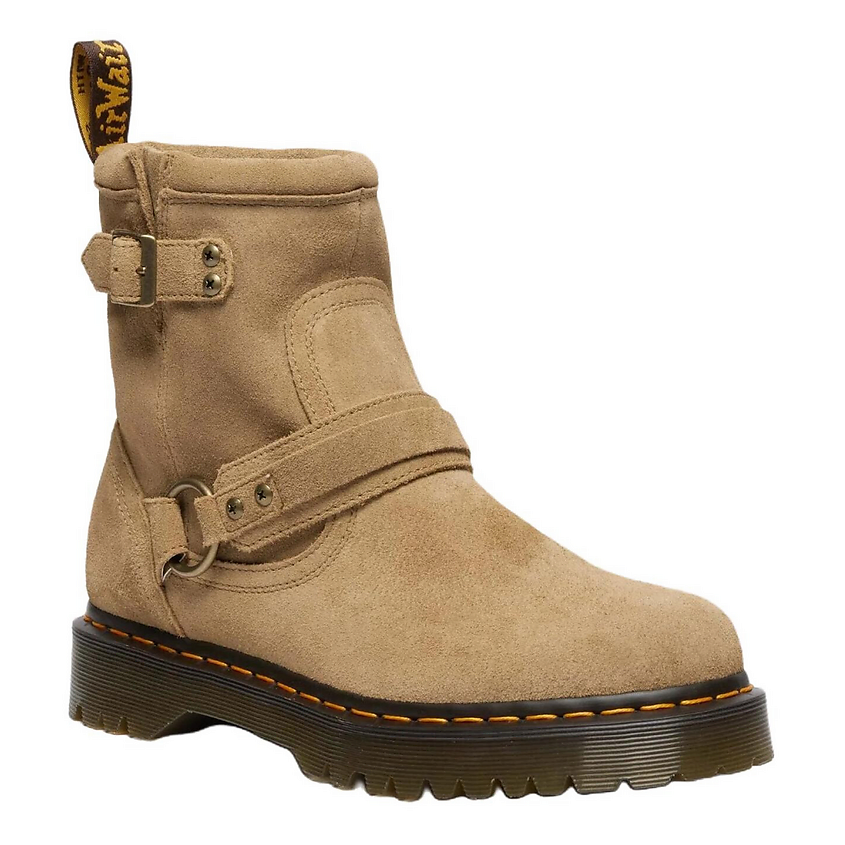 DR. MARTENS Dr.Martens Anistone Harness Biker Boots, Бежевый купить по ...